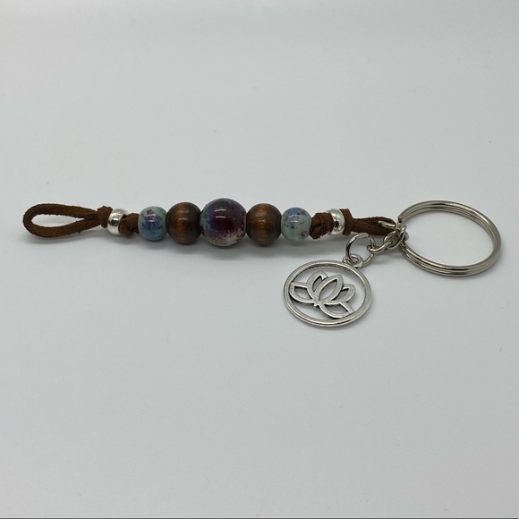 Accessories | Handmade Lotus Keychain Nwt | Poshmark